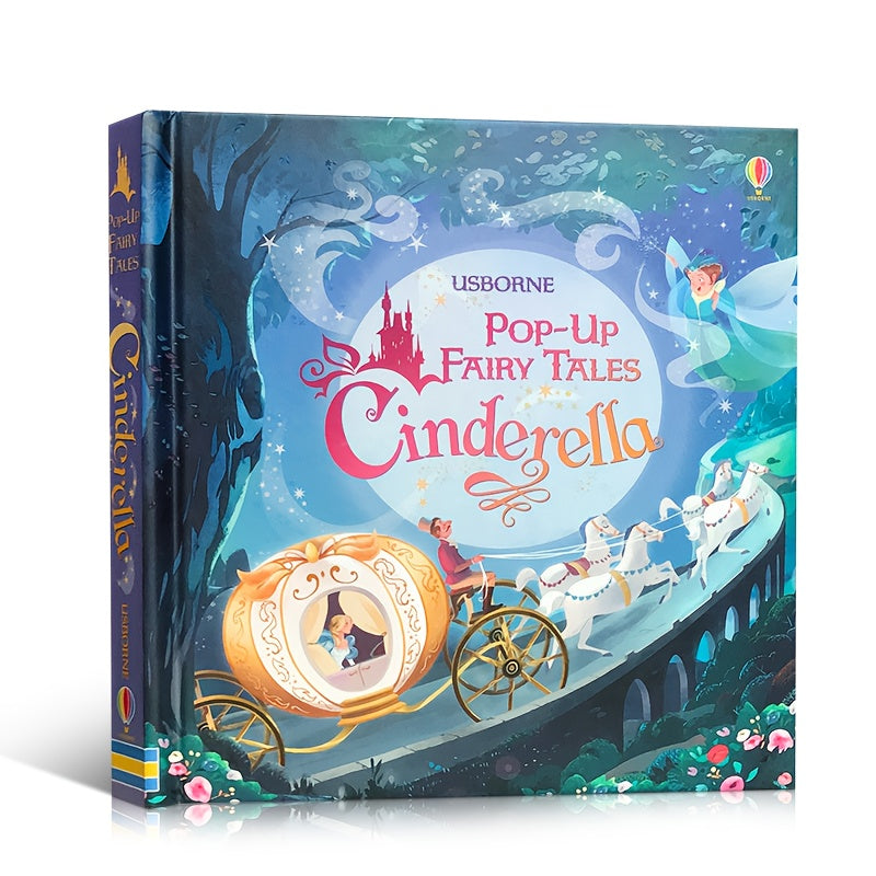 1 Set of English Science Pop-Up Fairy Tales: Cinderella, 3D Visual ...