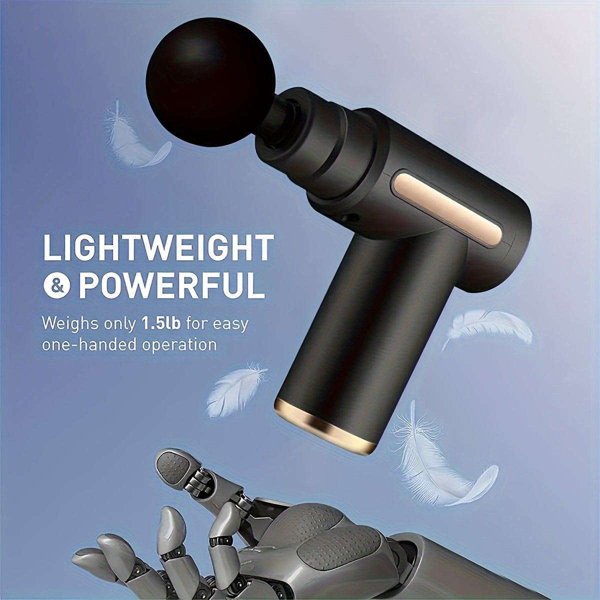 Compact High-Torque Massage Gun for Deep Tissue Relief - USB ...