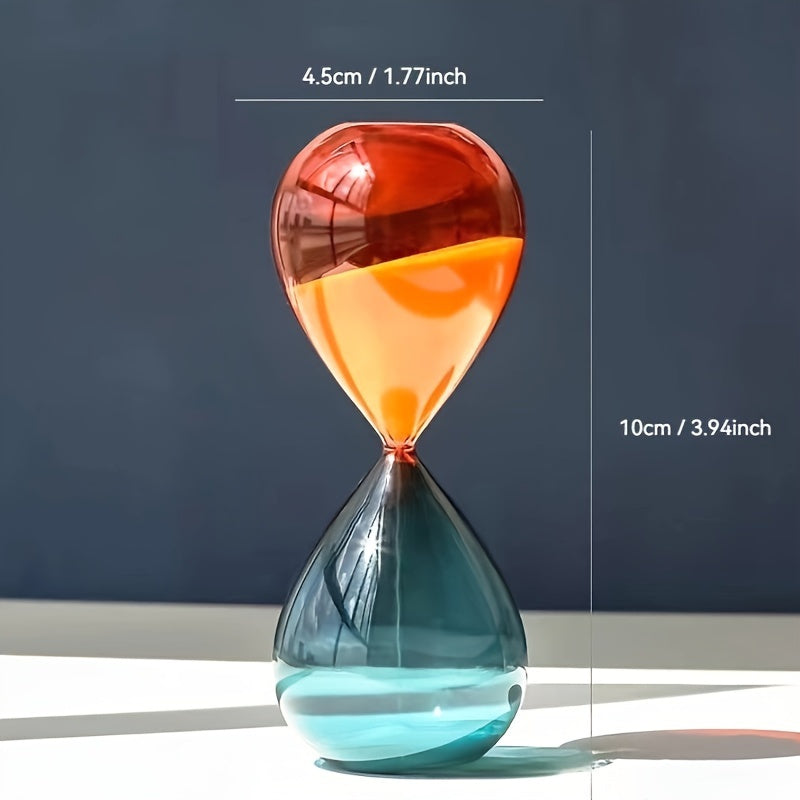 Elegant Nordic-Style Glass Timer Timer, 15 Minutes - Perfect for Office ...