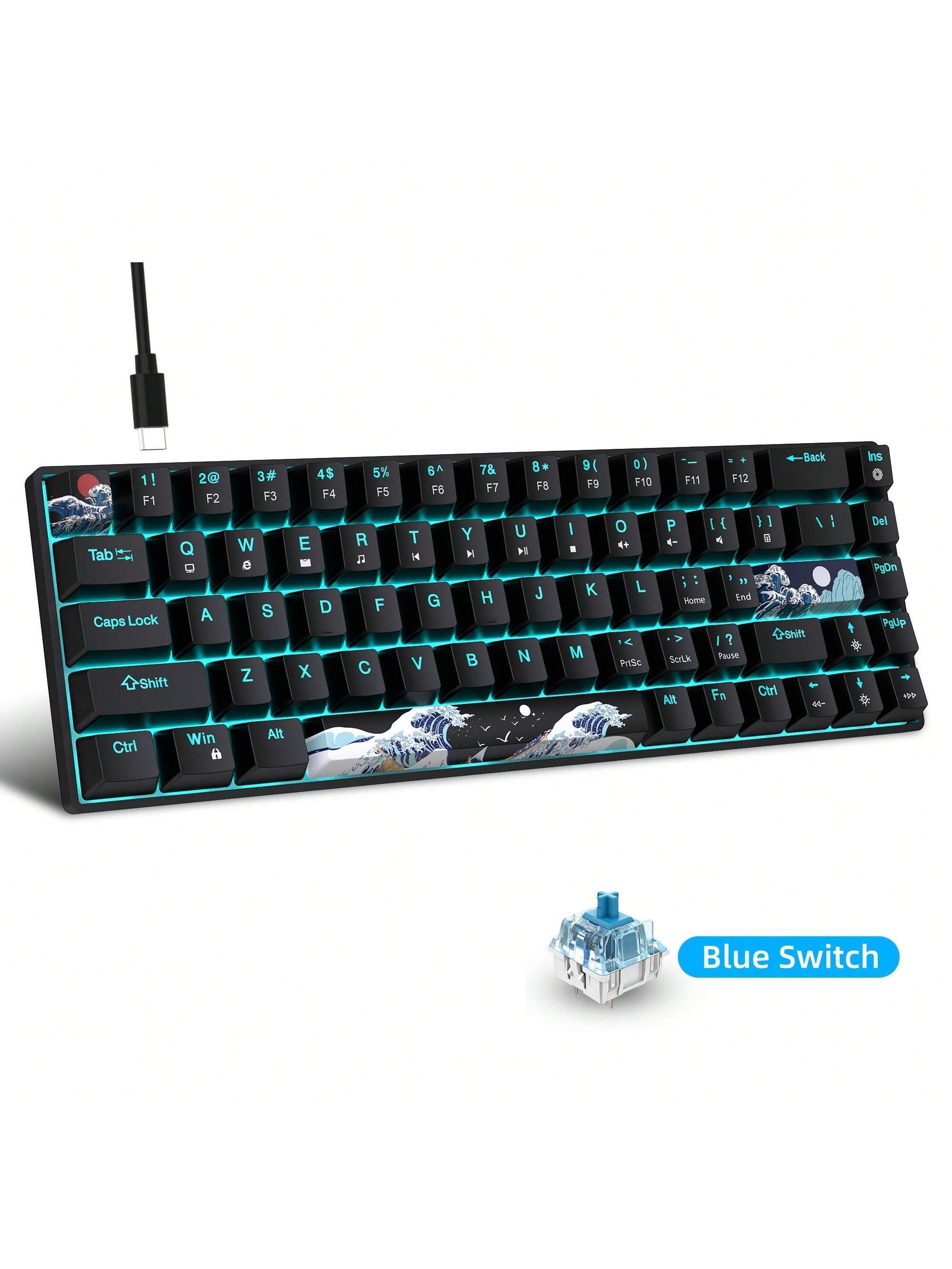 HXSJ 60% Gaming Mechanical Keyboard - JI2C – SOOOQ