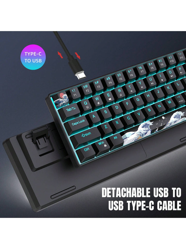 HXSJ 60% Gaming Mechanical Keyboard - JI2C – SOOOQ