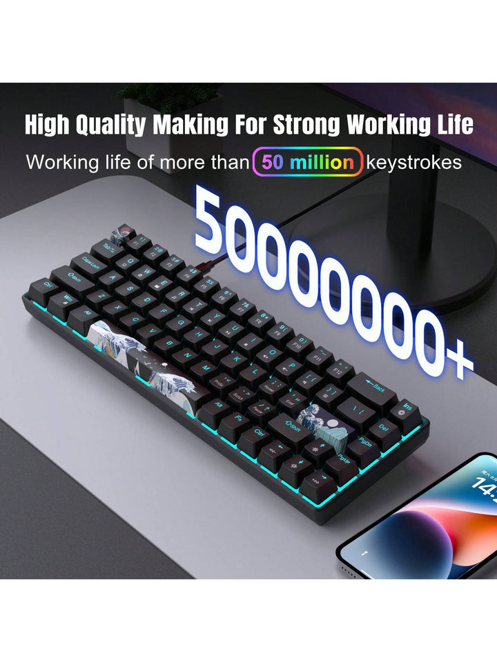 HXSJ 60% Gaming Mechanical Keyboard - JI2C – SOOOQ