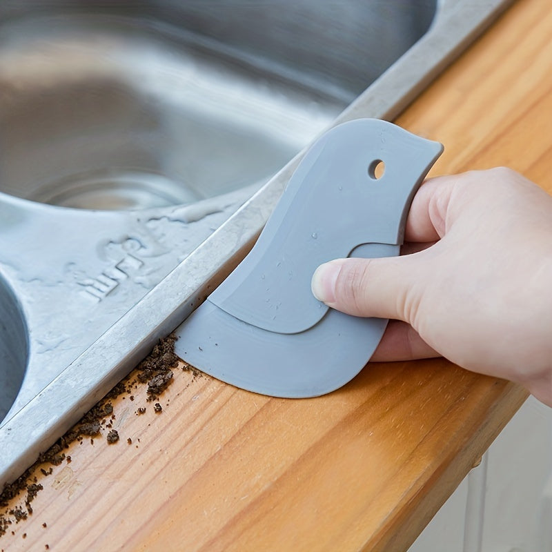 Penguin-Shaped Soft Scraper - Multi-Functional Kitchen Cleaning Tool ...
