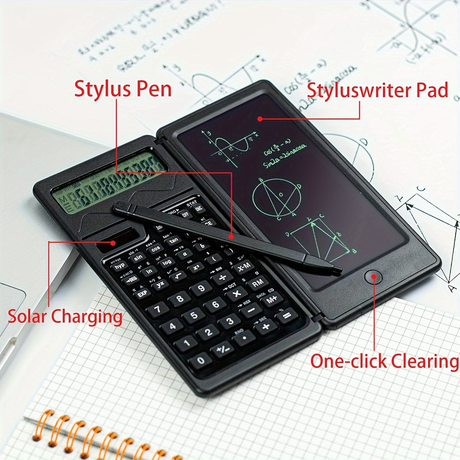 Smart Scientific Calculator with Writing Tablet - SB55 – SOOOQ