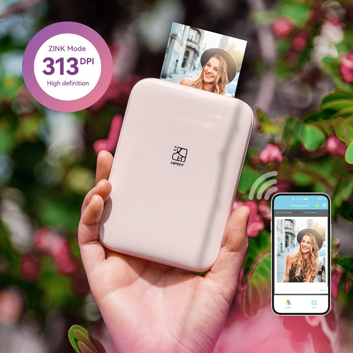HPRT HD Portable Photo Printer, Connects Wirelessly to Mobile Phones ...
