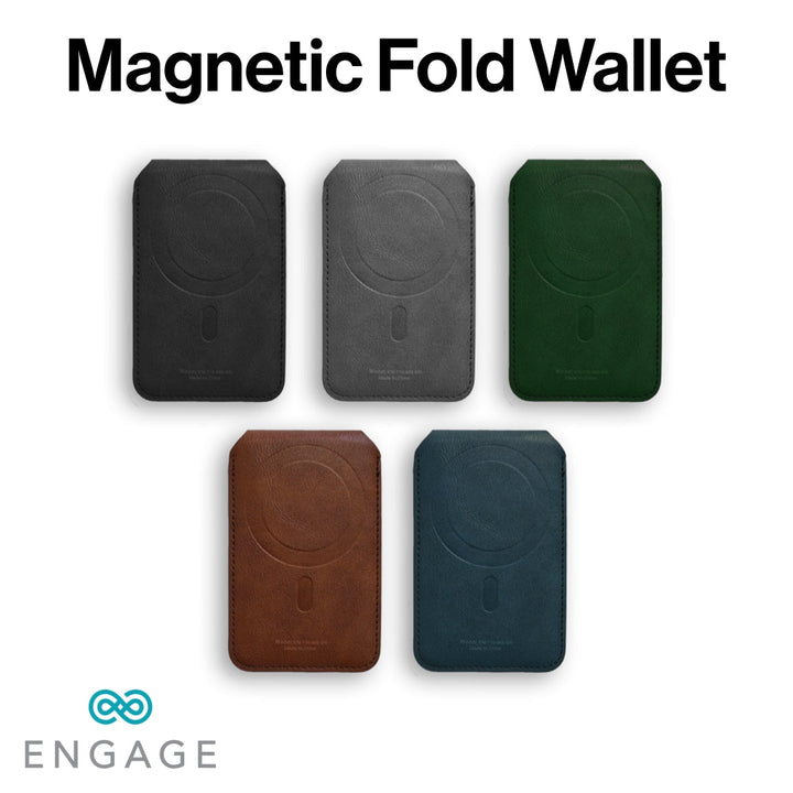 ENGAGE MAGSAFE FOLD WALLET MULTIPLE CARD HOLDER/STAND FEATURE - BLUE ...
