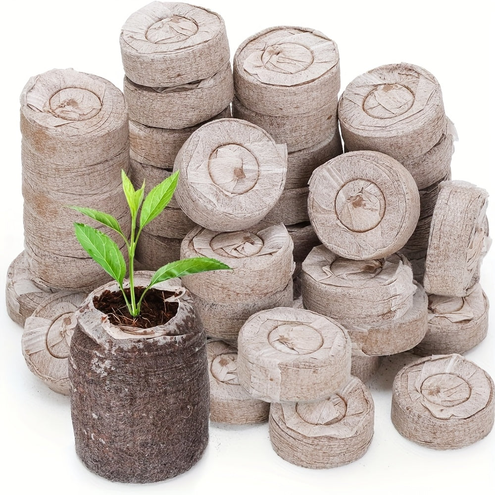 40 Seed Starter Pods Coconut Husk Pellets 30mm for Seedlings, Garden ...