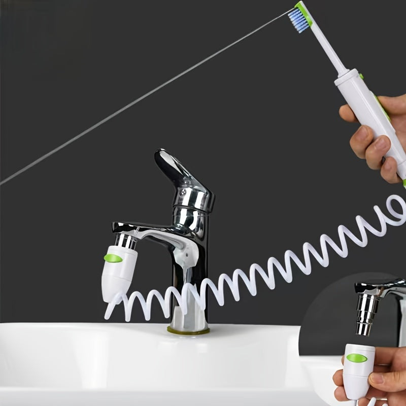 Dual-Purpose Toothbrush & Water Flosser for Home and Travel - TJR7B1F ...