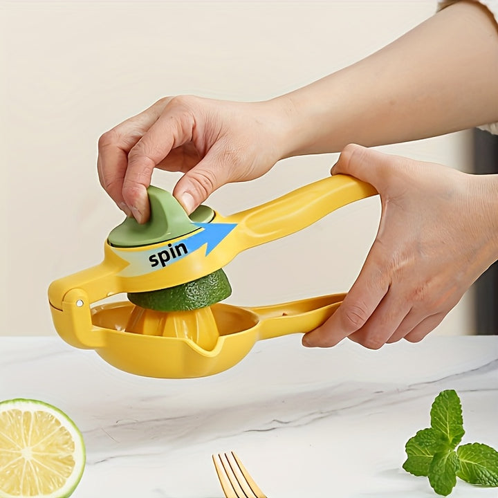 Manual Citrus Juicer - Heavy-Duty PVC Citrus Fruit Press with Non-Slip ...