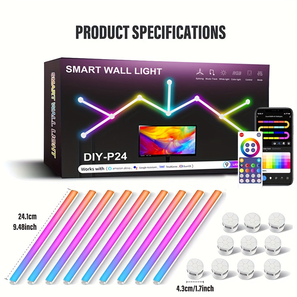Smart WiFi Wall Light RGBIC Color Changing Light Bar - 5OXH – SOOOQ