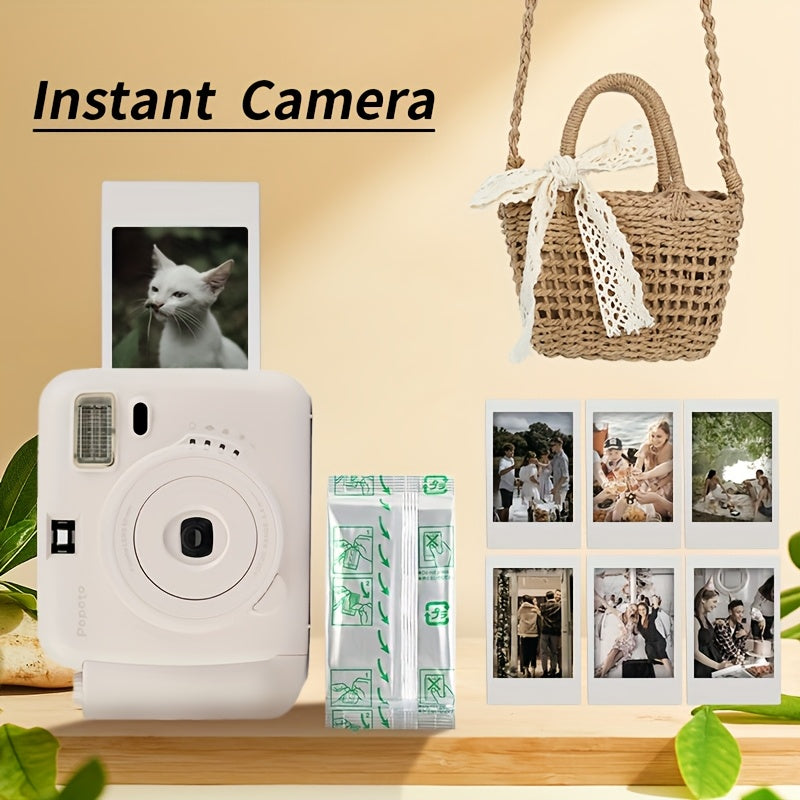 Popoto Mini Instant Camera + 10 Films - Pink Retro – SOOOQ