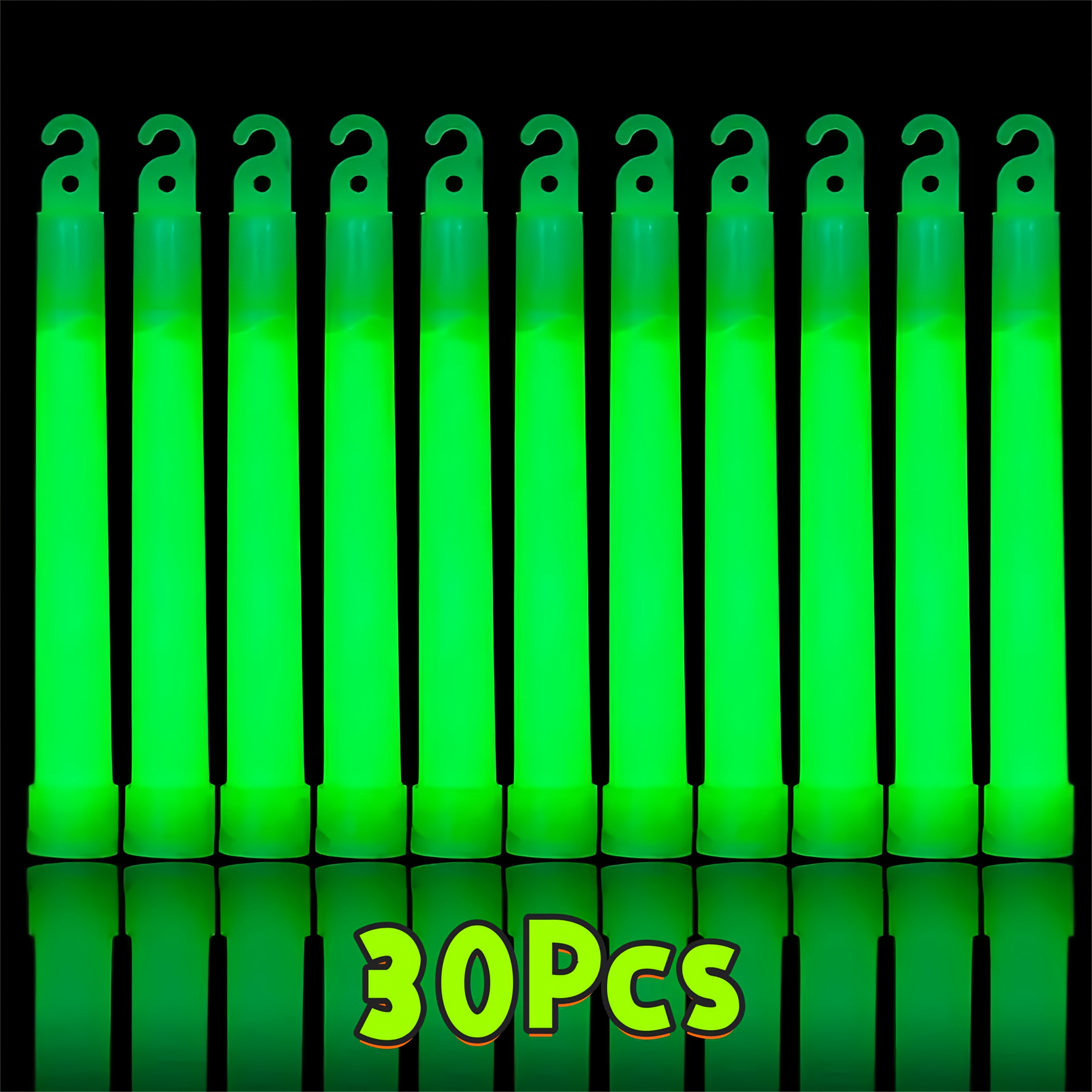 Emergency Safety Glow Sticks, 30pcs 15.24cm Lightsticks, Light Up Ultra ...
