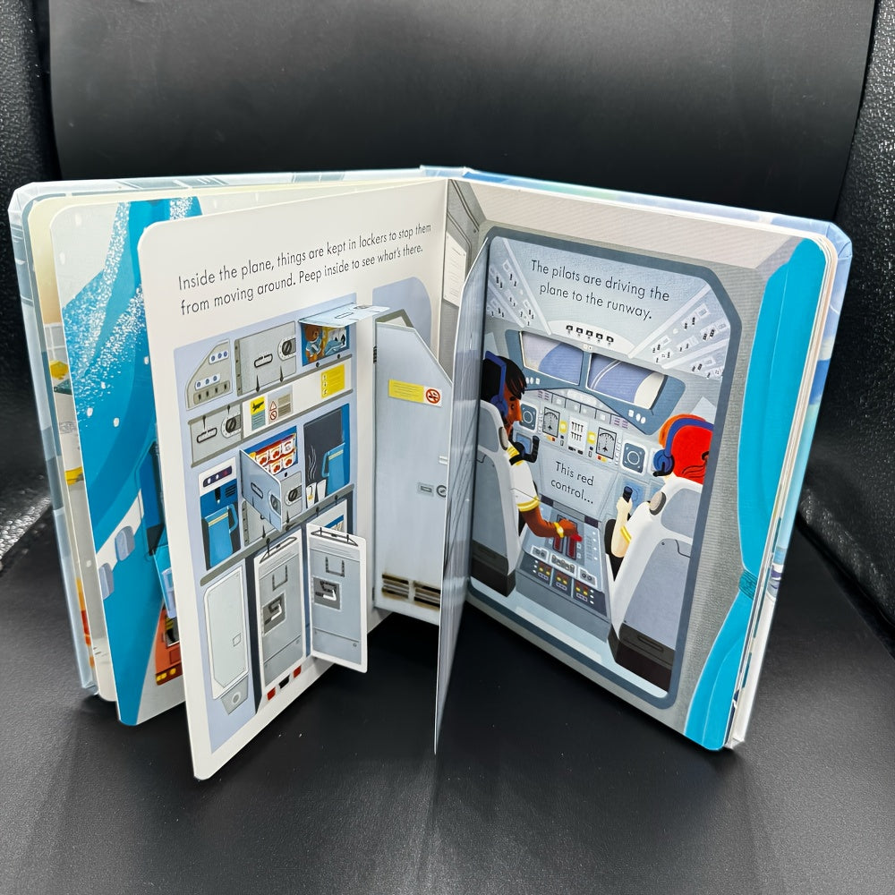 Interactive Pop-Up Book with Foldable Pages - Beginner English Learning ...