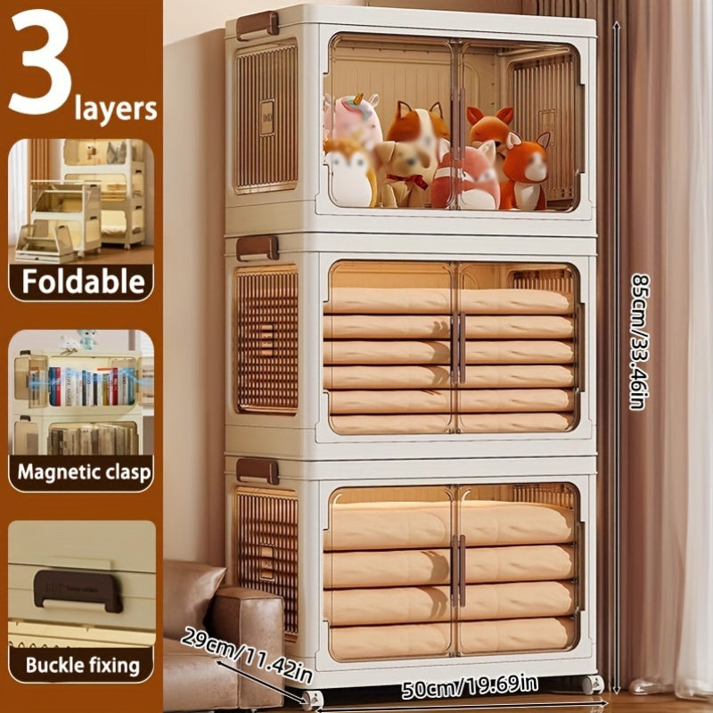 Waterproof Stackable Storage Trunks with Wheels-UWCO – SOOOQ