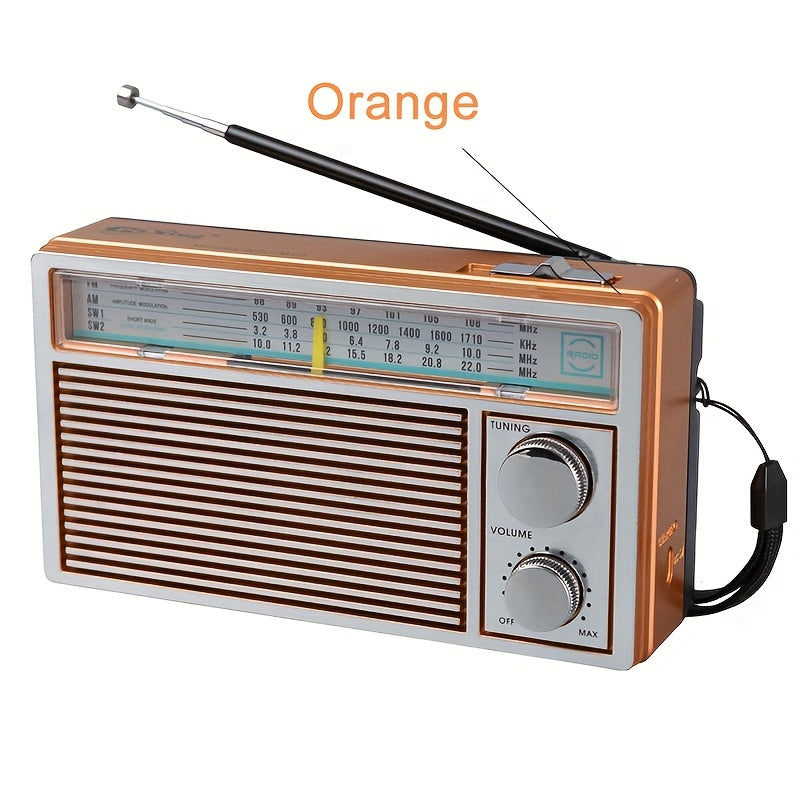 A Vintage Portable Radio for Seniors Featuring AM, FM, And SW Bands ...