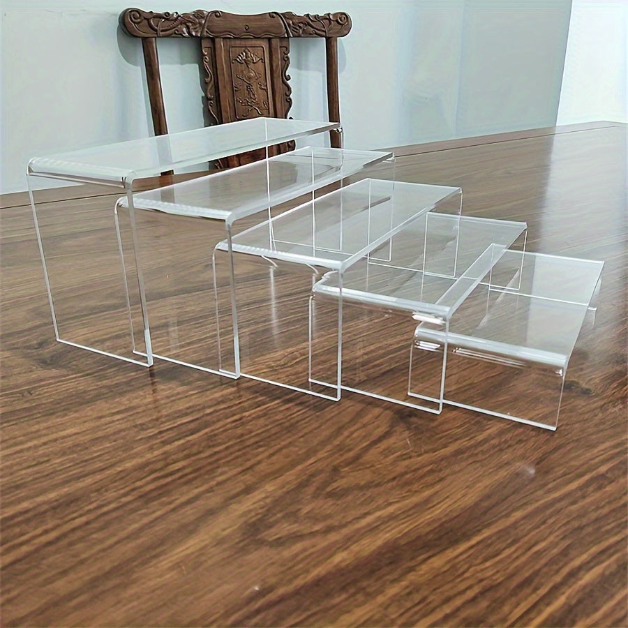 5pcs Set Acrylic U-Shaped Shoe Rack & Display Stand - Heavy-Duty ...