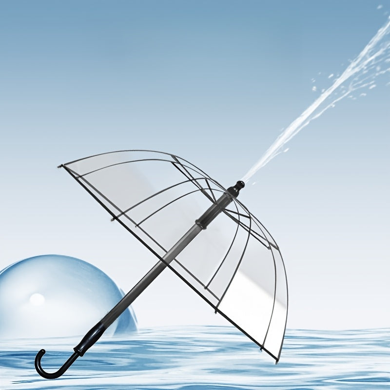 1pc Transparent Water Spray Battle Umbrella - Dual Spray & Absorption ...