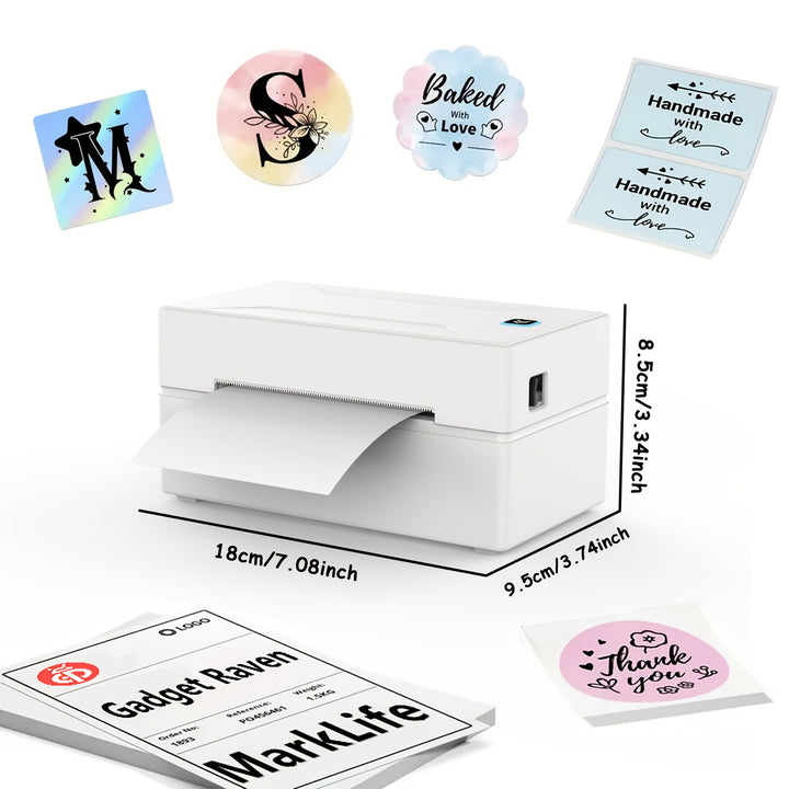 Marklife D100 Is a Compact Wireless Label Printer That Offers 10.16X15 ...