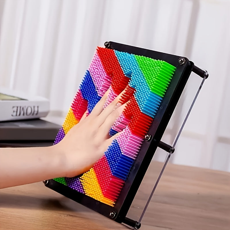 A 3D Hand Mold Clone Featuring Various Colorful Rainbow Handprints ...