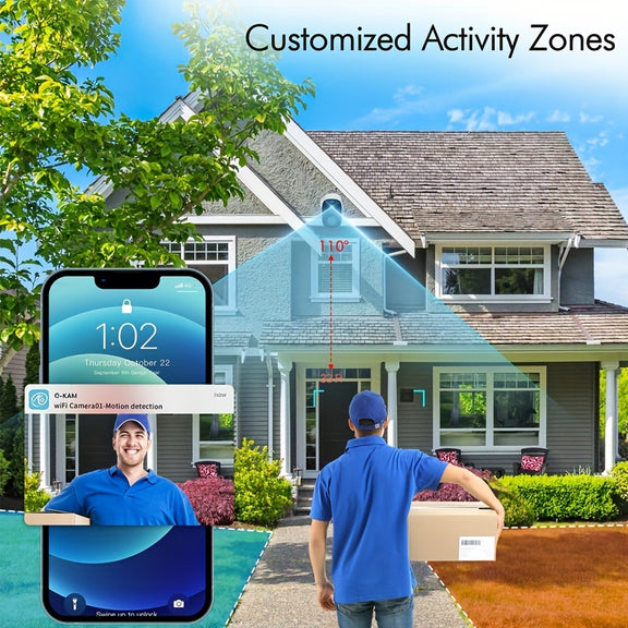 HEIYOUCAM 2K Wireless Solar Security Camera with Night Vision - ZRSO ...