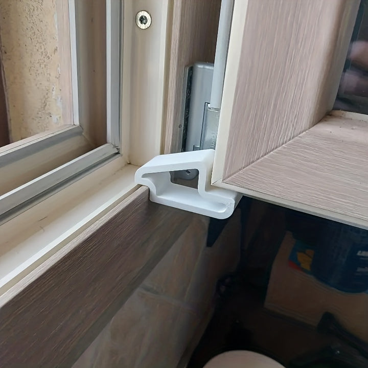 4pcs Door Window Stopper | Sturdy Plastic Anti-Collision Bumper & Track ...