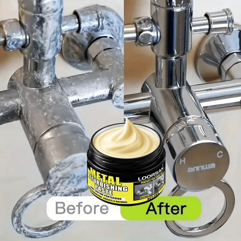 Universal Stainless Steel Polish - Metal Polishing Wax for Showerheads ...