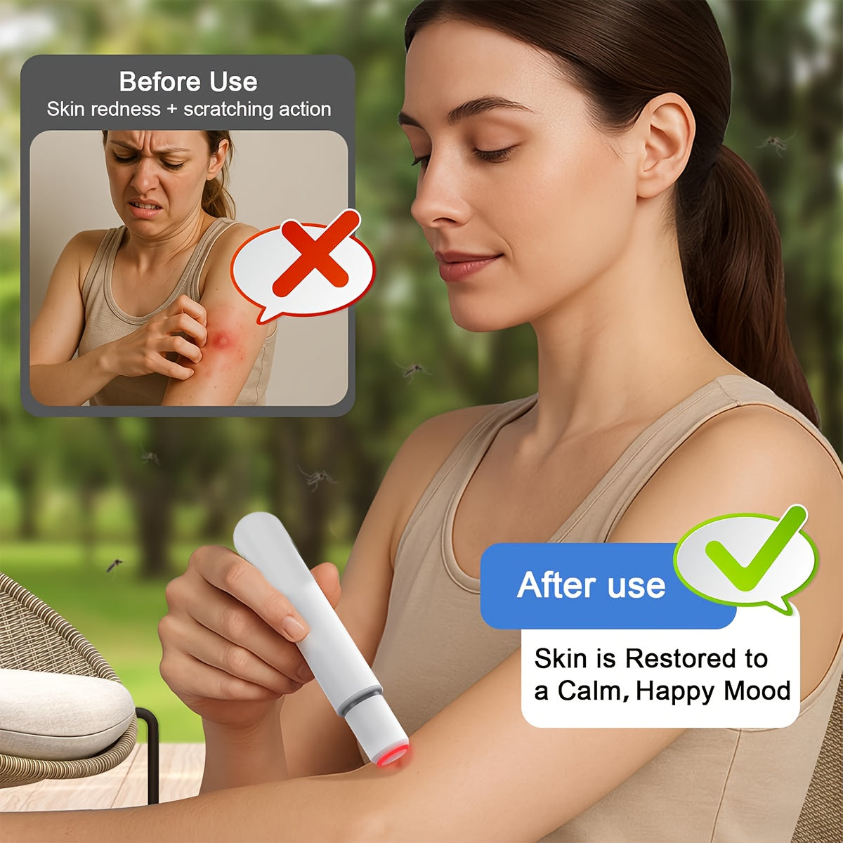 Quick Itch Relief Device - Portable Rechargeable Electric Mosquito Bite ...
