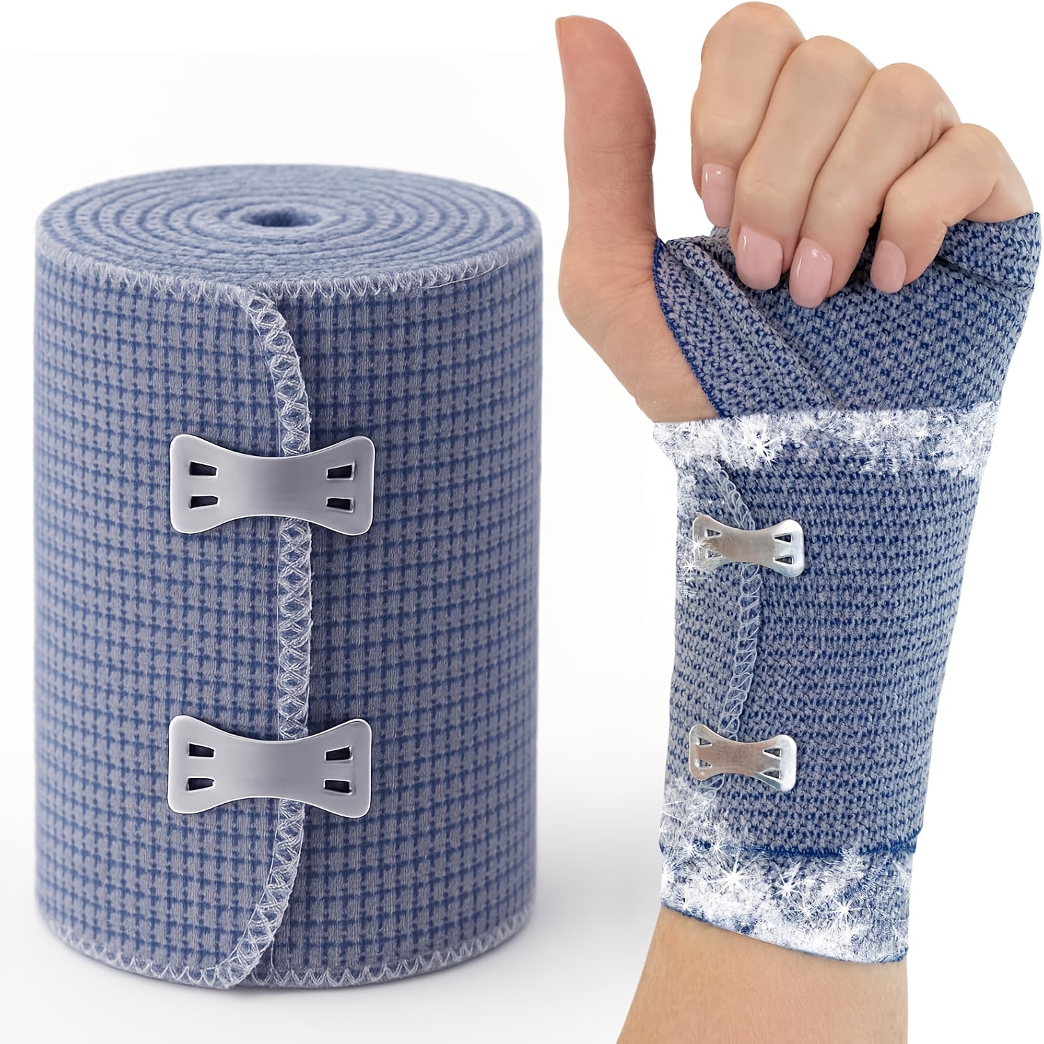 1pc Sports Cold Compression Wrap, Stretchable and Reusible Ice Pack ...