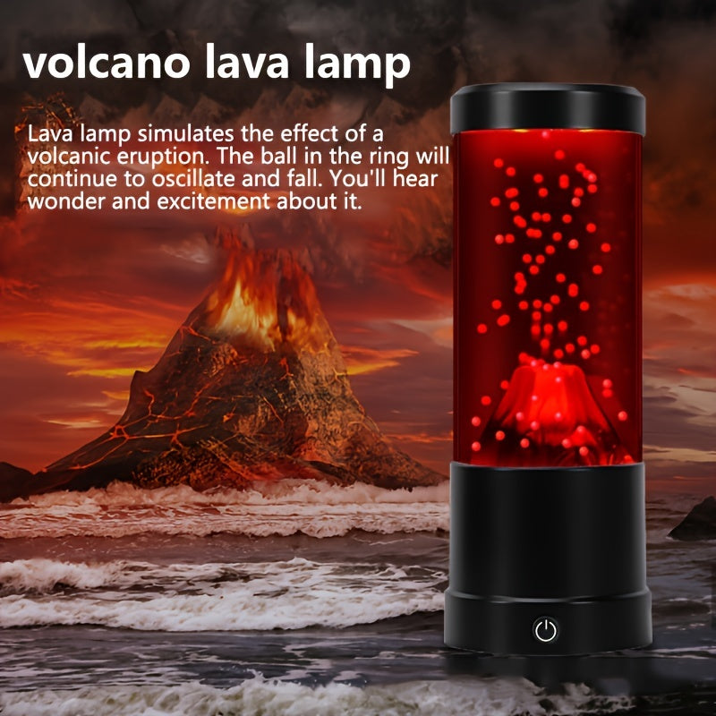 USB Volcano Lava Lamp: Desktop Mood Light Decoration - TJRG9JT – SOOOQ