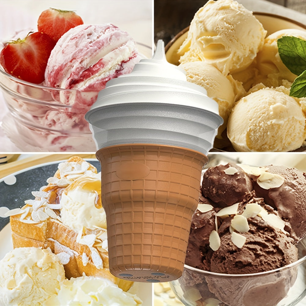 Portable Electric Ice Cream Maker - USB Rechargeable, Stainless Steel ...