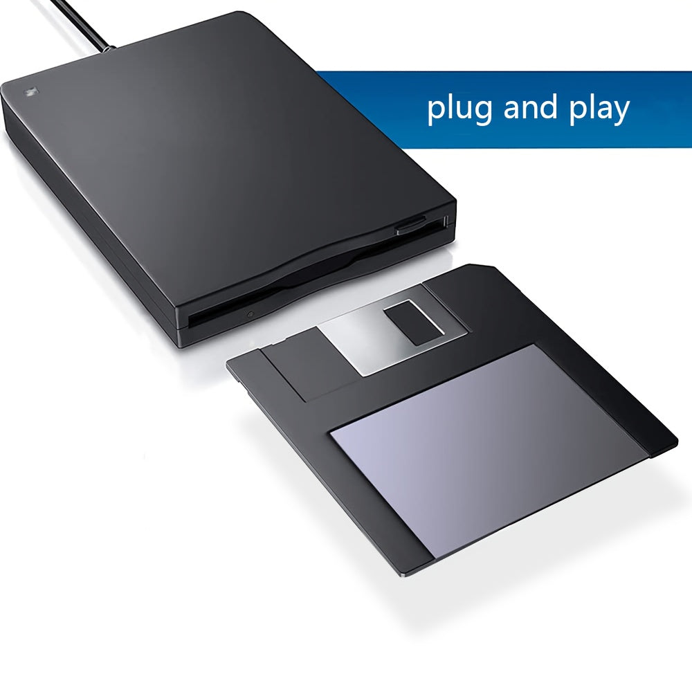 Portable USB 8.89 cm floppy disk external floppy drive, dual interface ...