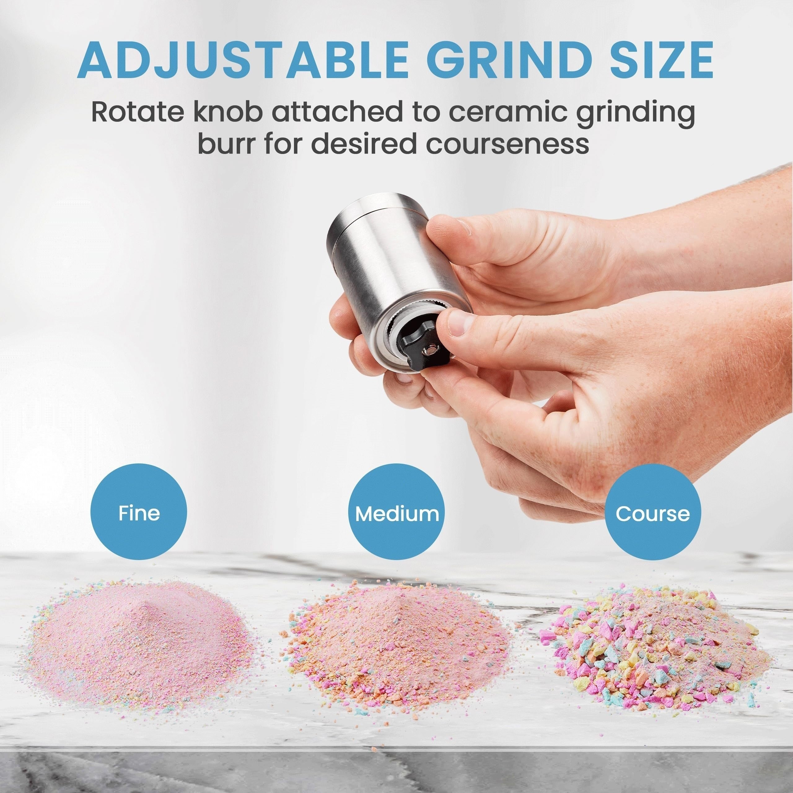 Pill Crusher - Stainless Steel Pill Grinder - Large Capacity Pill ...