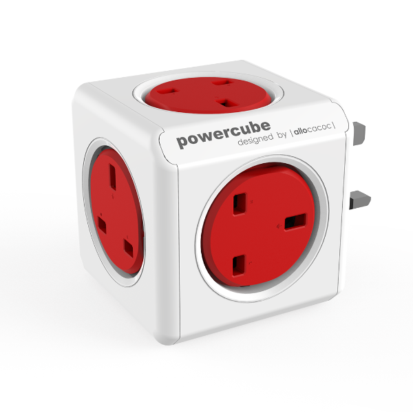 Power Cube Original 5X Plug Uk Red – SOOOQ