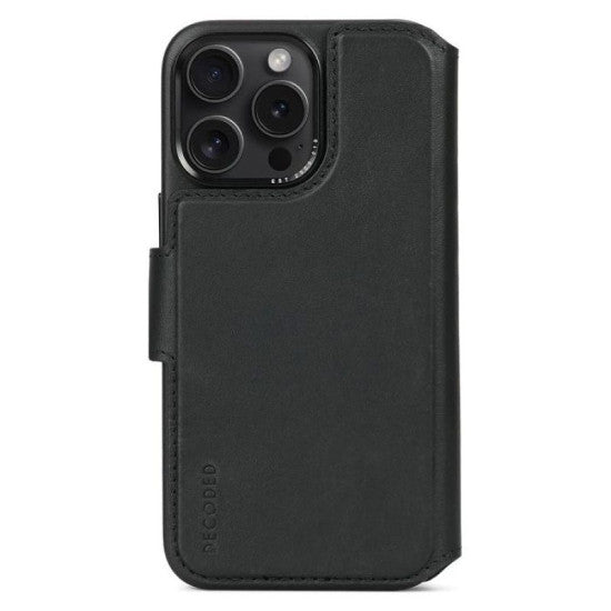 Melkco Magsafe Leather Regal Case For Iphone 15 Pro Max - Black (48945 ...
