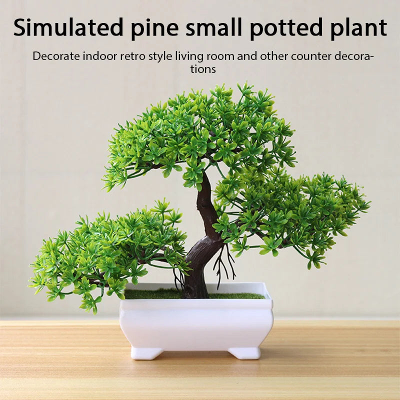 Artificial Plastic Plants Bonsai Small Tree- RZPT2 – SOOOQ