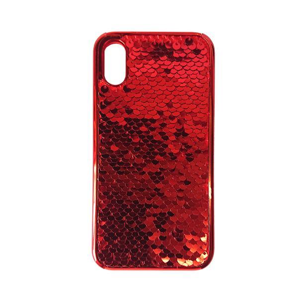 Two Face Electroplate Case With Packaging For Iphone X - Red-TH5R – SOOOQ