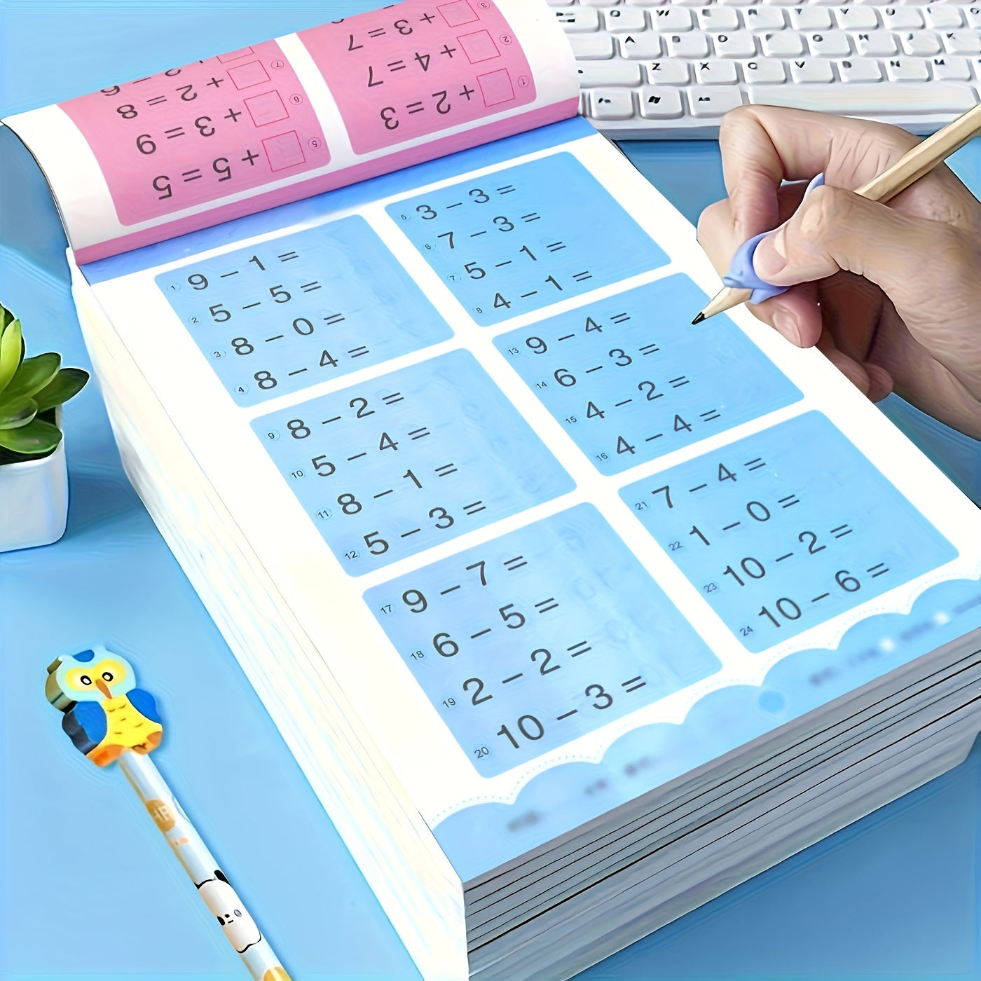 Math Learning Exercise Books, Addition and Subtraction - TJRMHG5 – SOOOQ