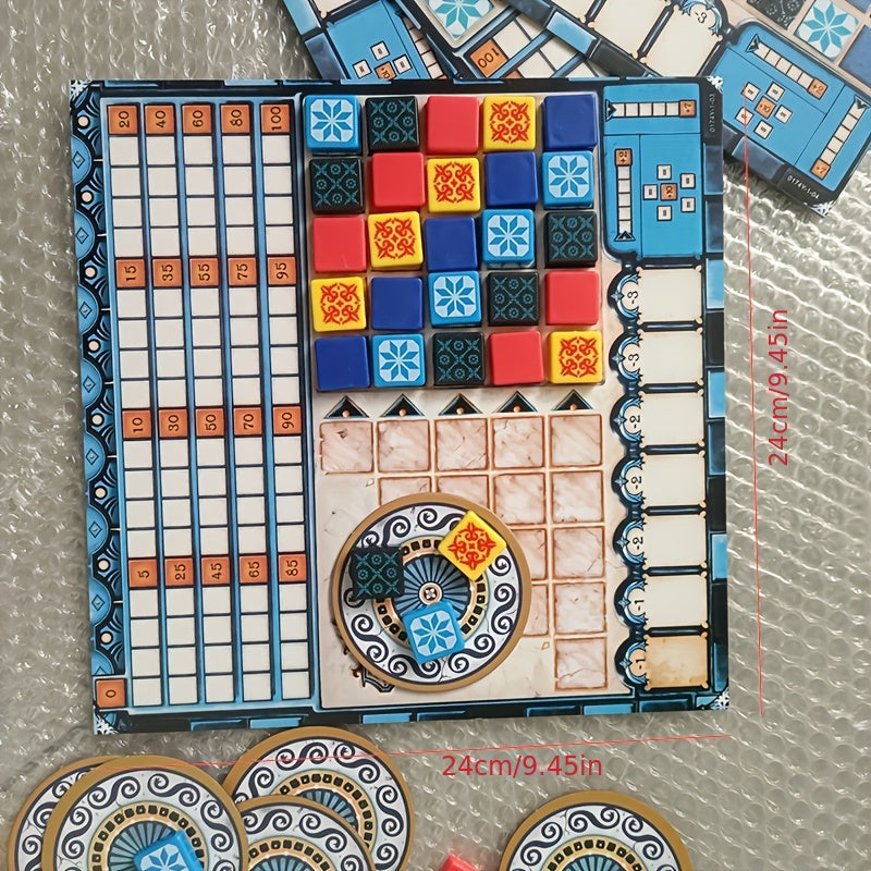 Blue Standard Edition Family Strategy Board Game - Tile Placement ...