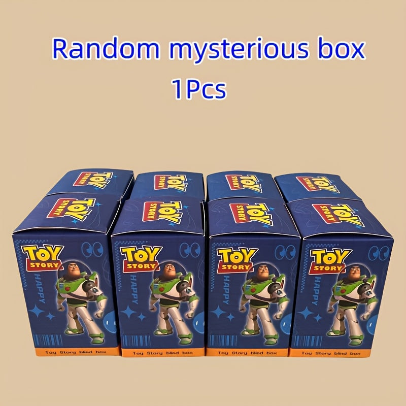 Random 1 Mystery Box - Pixar Collectible Figurines, Desktop Decor And ...