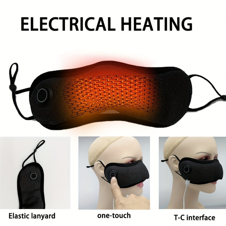 Portable USB Heated Nasal Mask with 3 Adjustable Heat Settings - for ...