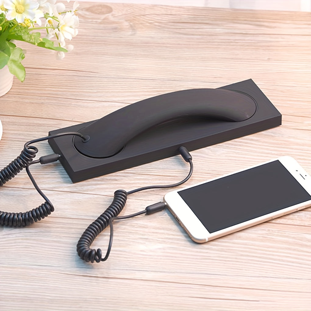 Creative desk phone handset, compatible with Type-C and 3.5MM ...