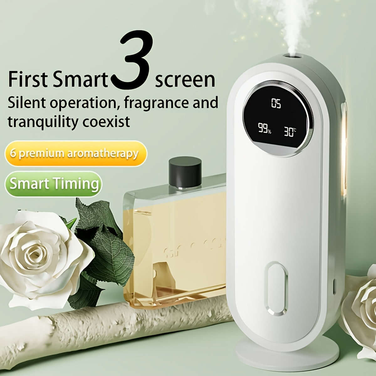 USB Rechargeable Aromatherapy Diffuser with 7-Stage Timer | Ideal for ...