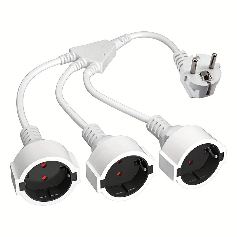 Extension Cable with 3 Schuko Sockets - Triple Plug - TJR9B01 – SOOOQ