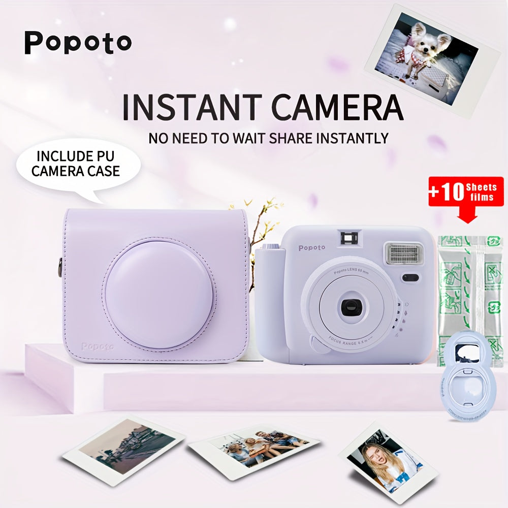 Popoto Purple Instant Camera Kit - Mini 11/12 Film – SOOOQ