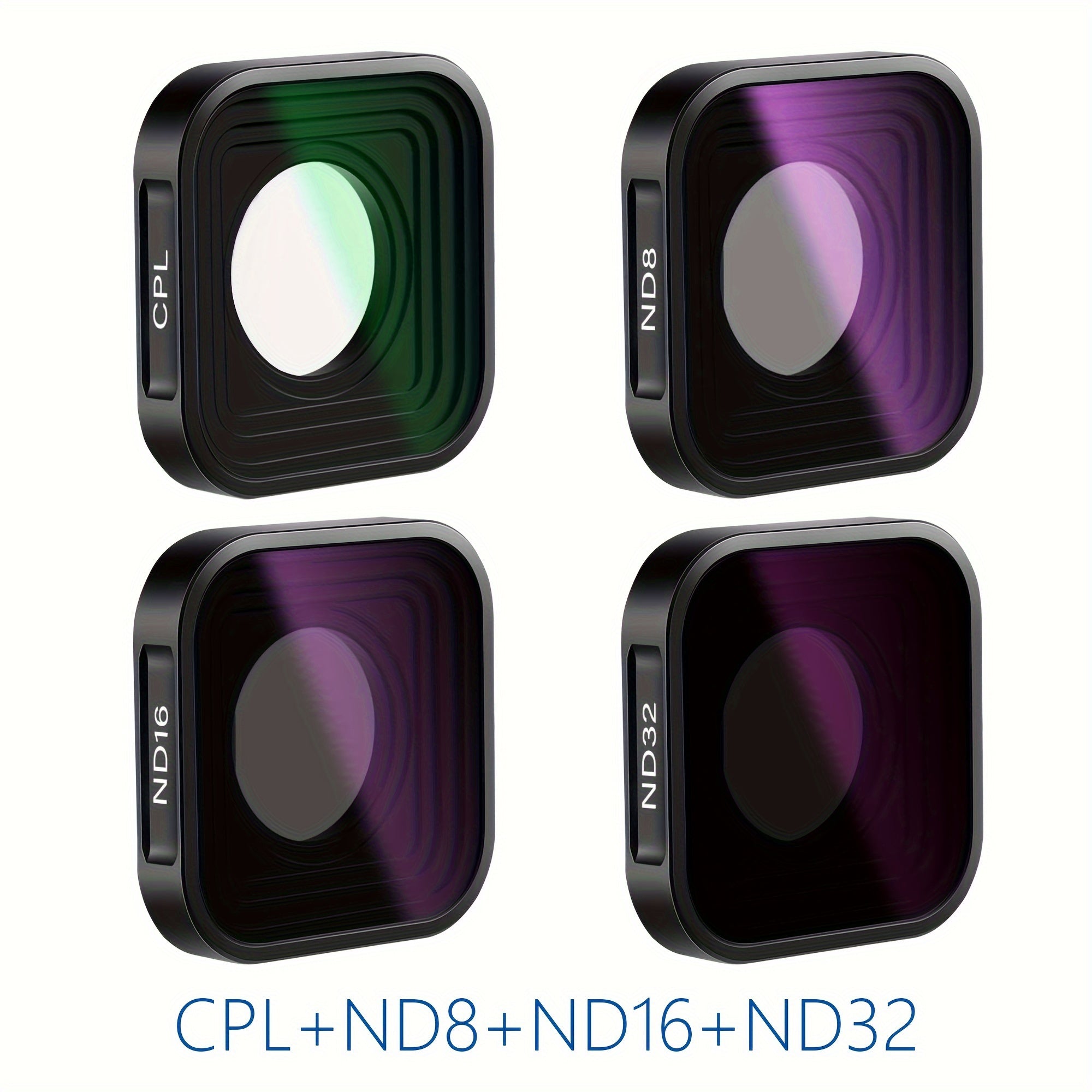 ND Filter Set Compatible with GoPro Hero 12 11 10 9 Black, ND8/ND16 ...