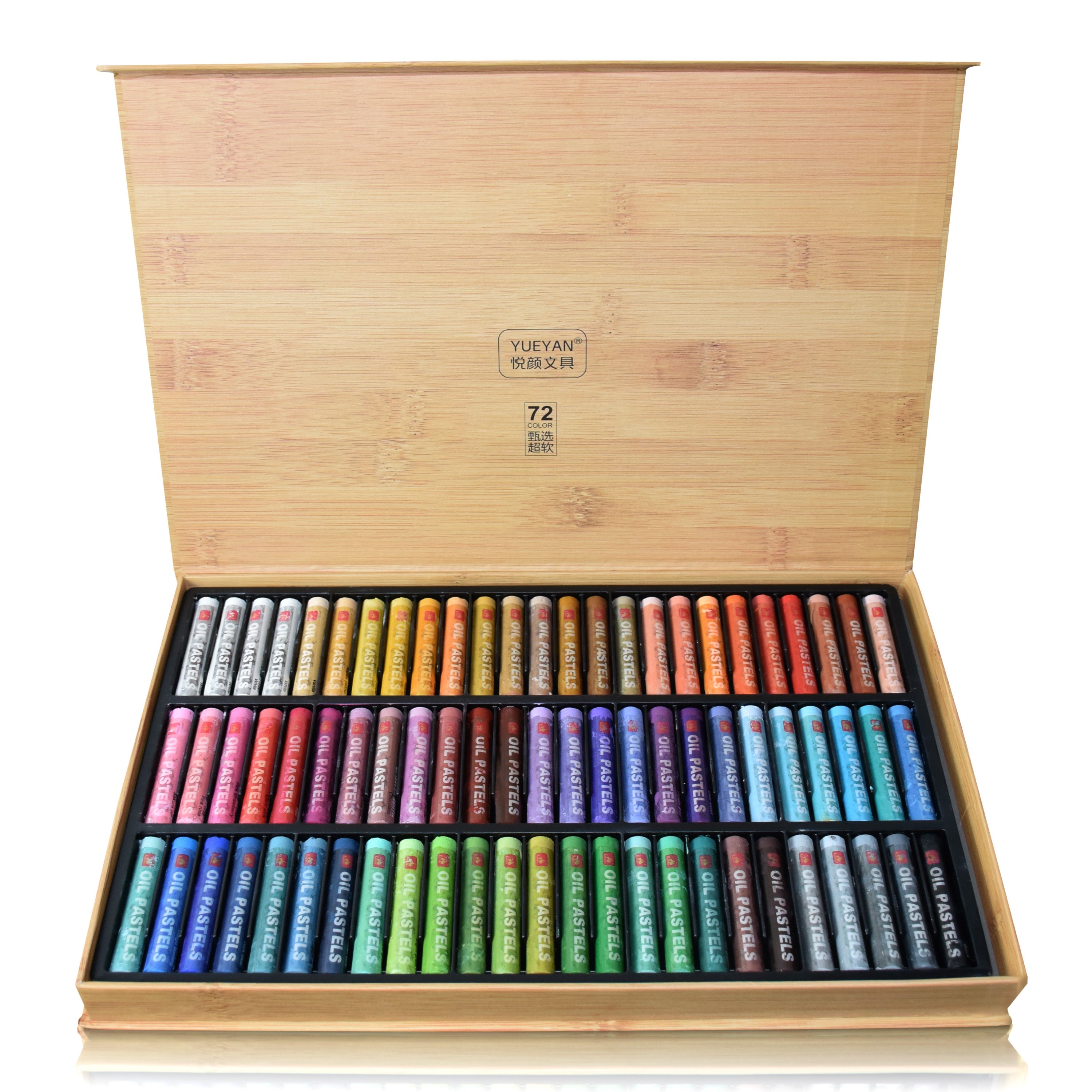 72 Color Master Professional Oil Pastel Set - Vibrant, Blendable Soft ...