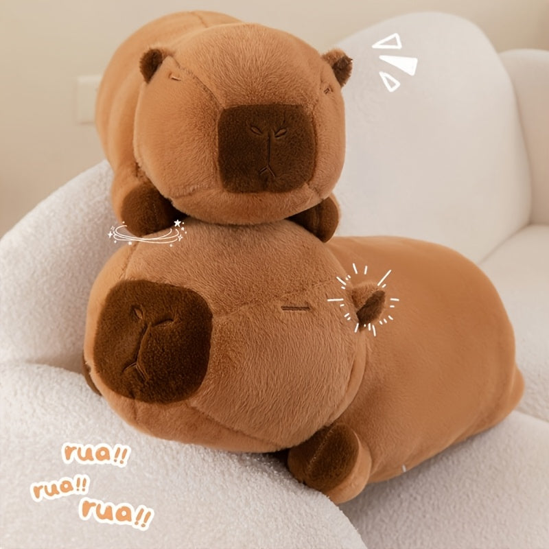 1pc The capybara pillow,can be lying on the stomach, the kids sleeps on ...