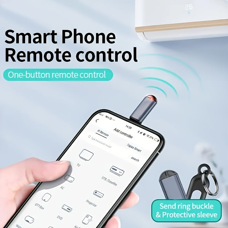 Smartphone IR Remote Controller Adapter, Universal Mini Remote Control ...