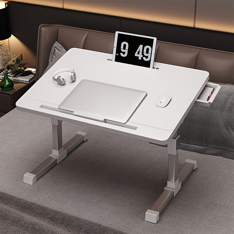 Adjustable Folding Desk with Drawer, High-Density MDF - TJR8F2I – SOOOQ