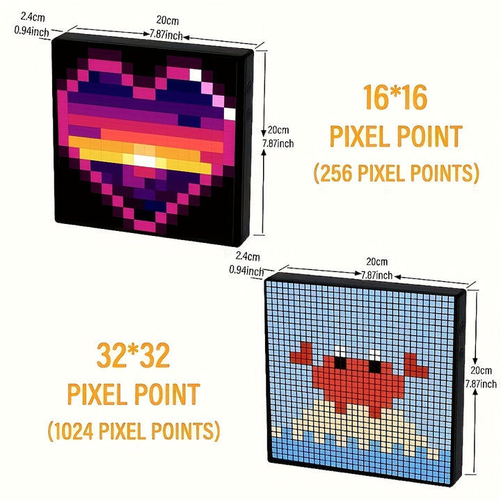 Pixel LED Display Panel 32x32 LED Matrix Panel Programmable with APP ...